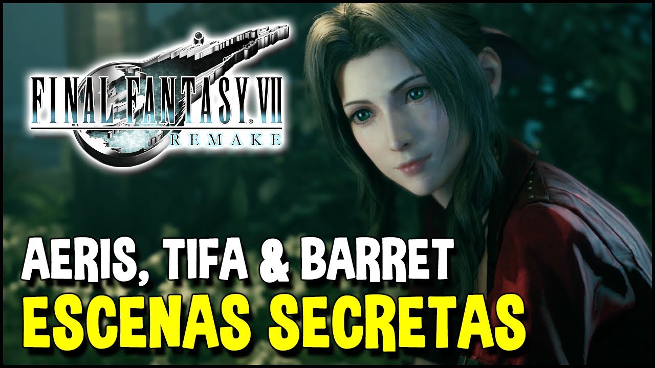 Cómo desbloquear ESCENAS SECRETAS de Aeris, Tifa y Barret (Capítulo 14 ...