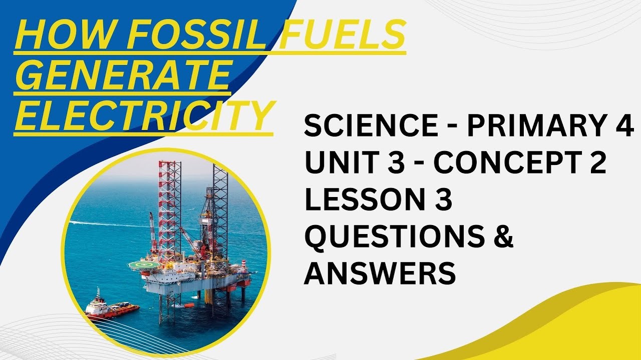 Science - Primary 4 - Unit 3 - Concept 2 - Lesson 3 Questions & Answers ...