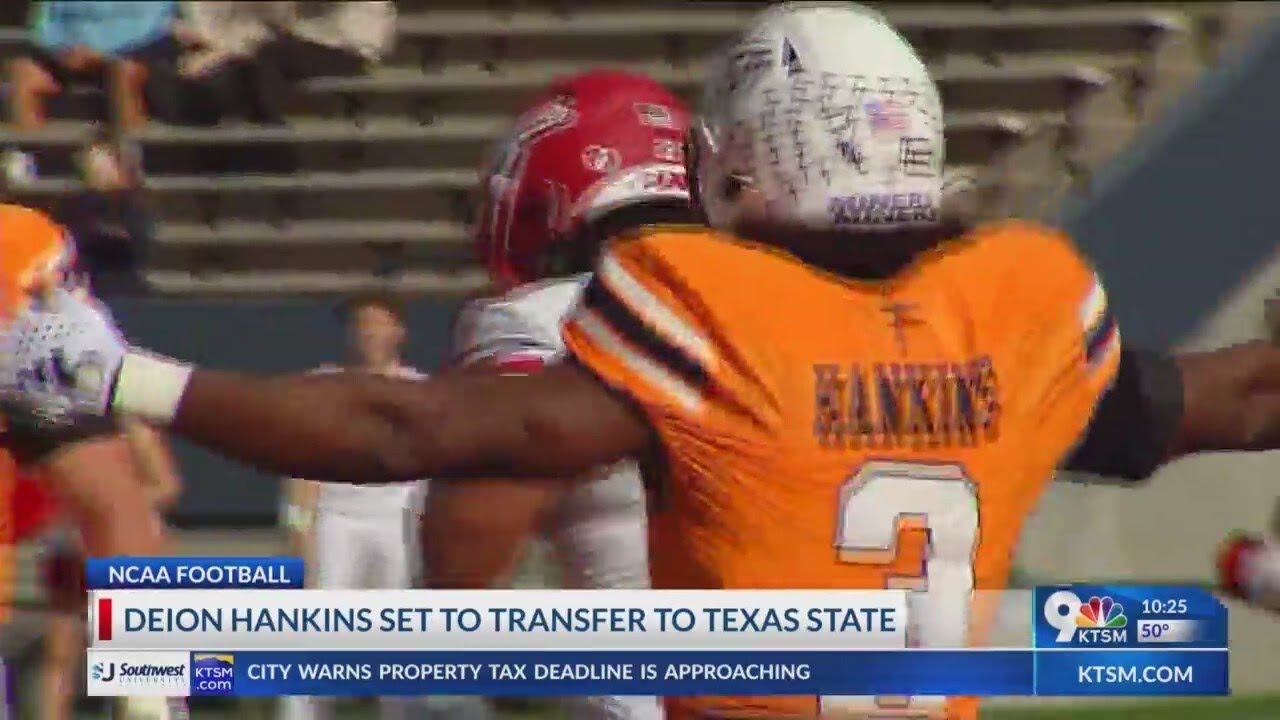 Former UTEP RB Deion Hankins heading to Texas State - YouTube