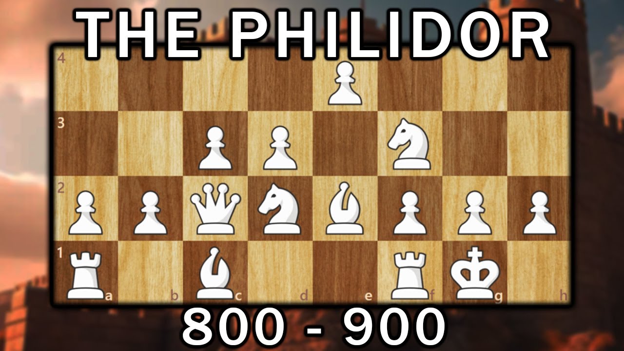 Play the Philidor against EVERYTHING | 800-900 - YouTube