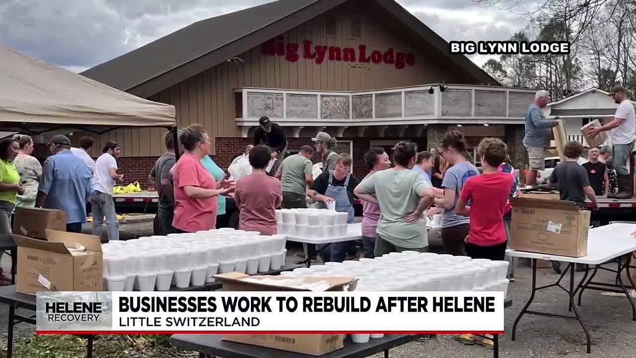 Big Lynn Lodge in Little Switzerland talks about Helene and when they ...