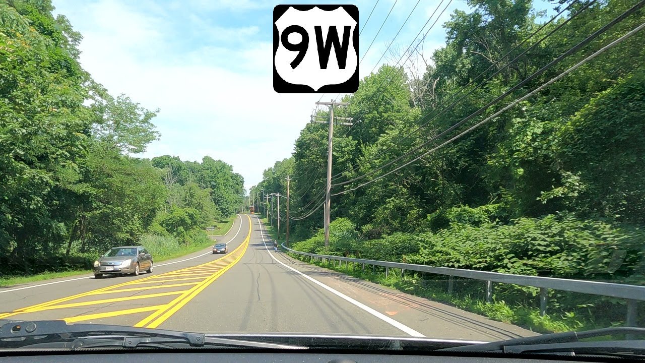 ⁴ᴷ⁶⁰ Driving US Route 9W from Palisades, NY to South Nyack, NY - YouTube