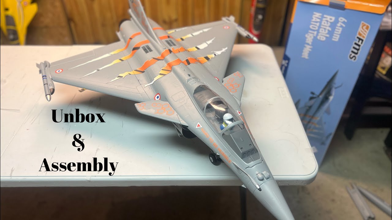 *New Release* FMS Rafale 64mm RC EDF Jet Unboxing/Assembly - YouTube