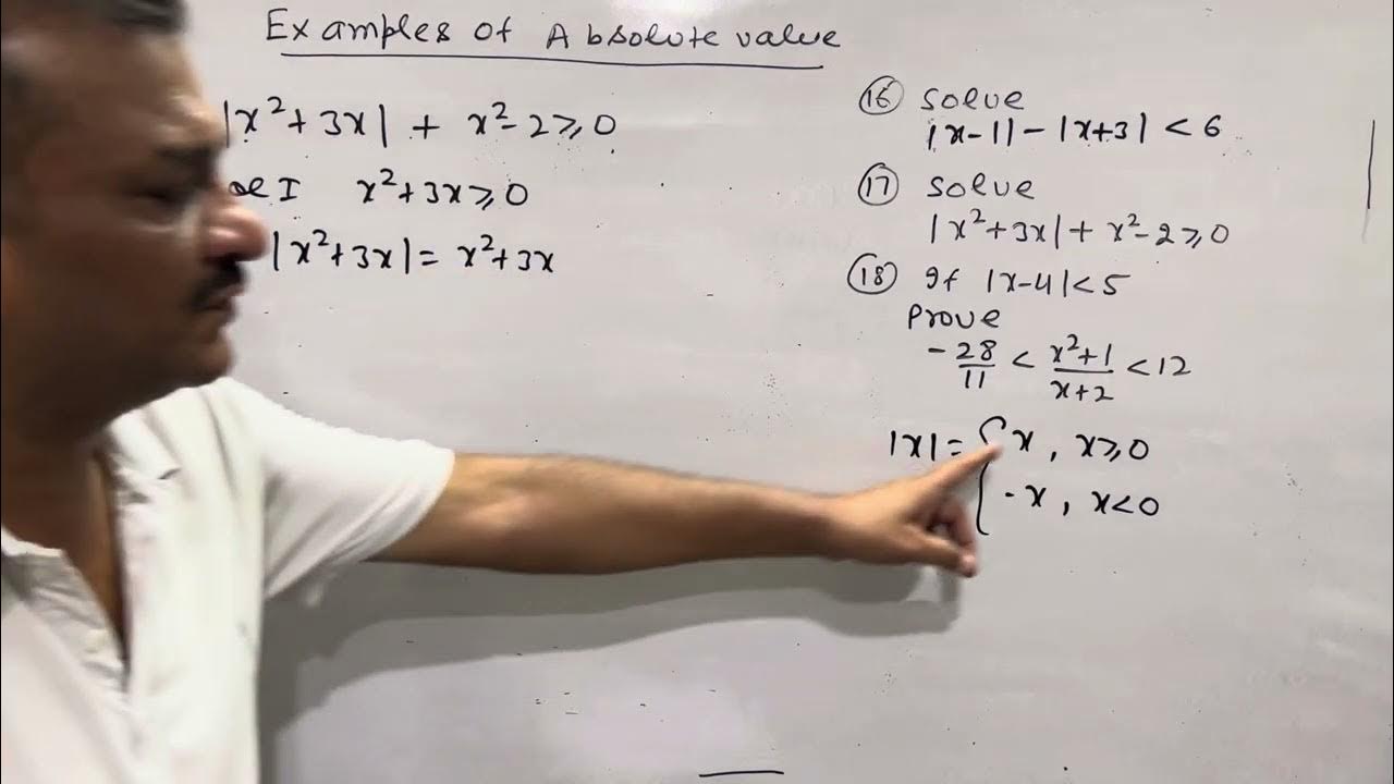 Properties Of Real Numbers- Examples Of Absolute Value or Numerical Value or Modulus | Lecture ...