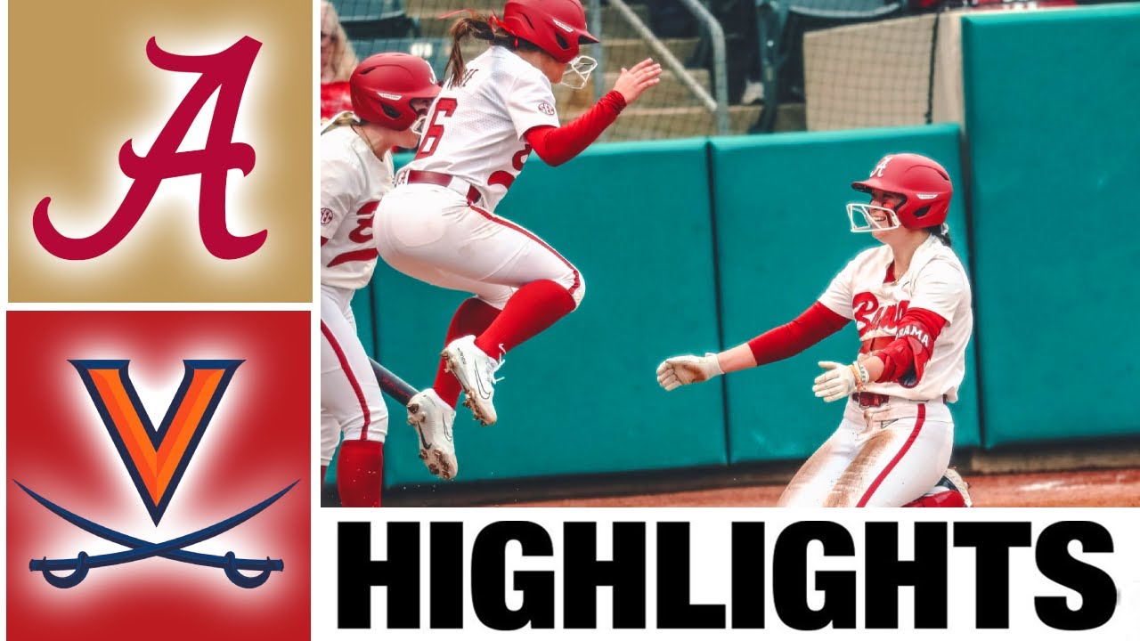 #11 Alabama vs Virginia Highlights | 2024 College Softball | College ...