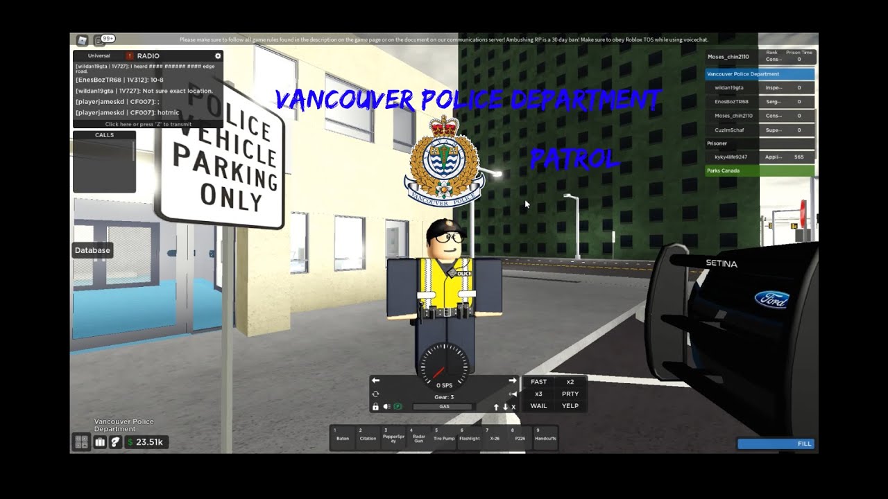 Quiet Day | VPD Patrol | City of Vancouver ROBLOX - YouTube