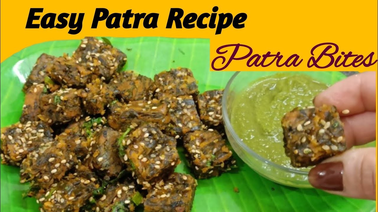 पात्रा बनाने की सबसे आसान रेसिपी | Easy Patra Recipe | Gujarati Patra ...