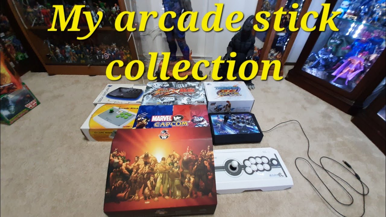 my arcade stick collection - YouTube