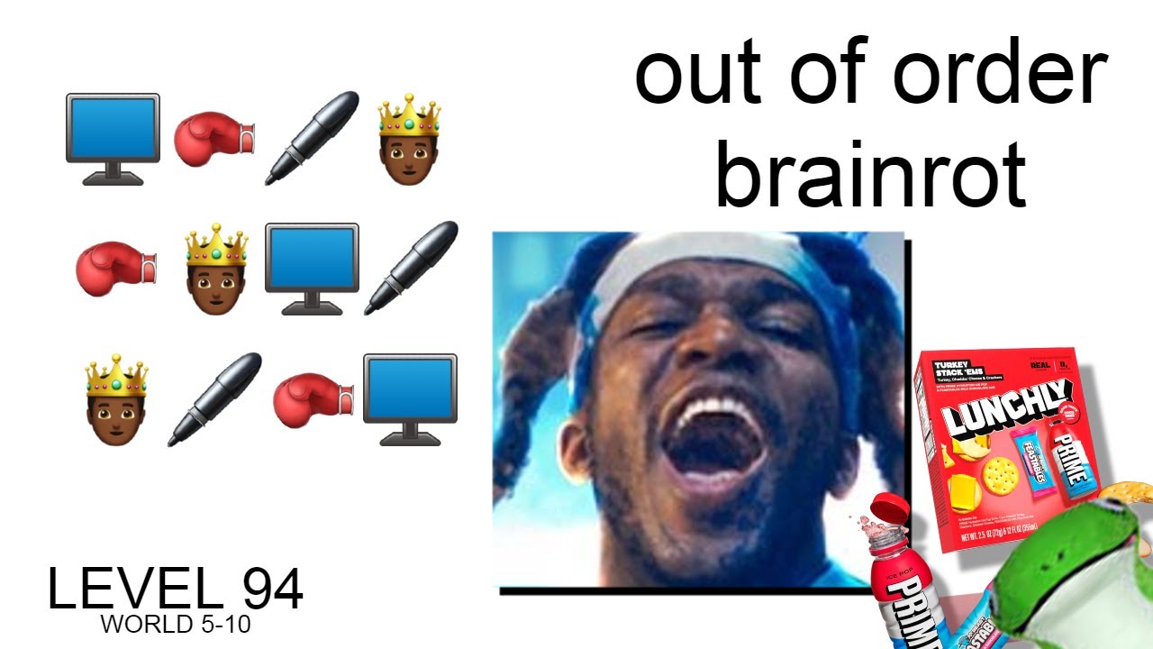 from the screen to the ring to the pen to the king meme (out of order ...