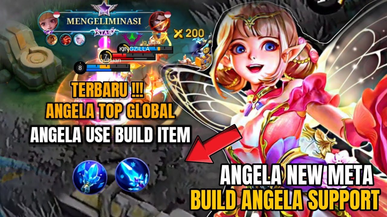 TERBARU BUILD ANGELA TERSAKIT 2024 ,BUILD ANGELA SUPPORT HEAL DERAS ...