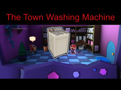 The Town Washing Machine - Paper Mario: Color Splash with MetaSage Ep ...