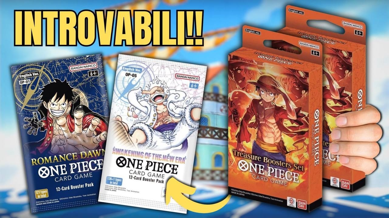 CHE TESORO! APRIAMO 2 Treasure Boosters set (carte One Piece) - YouTube