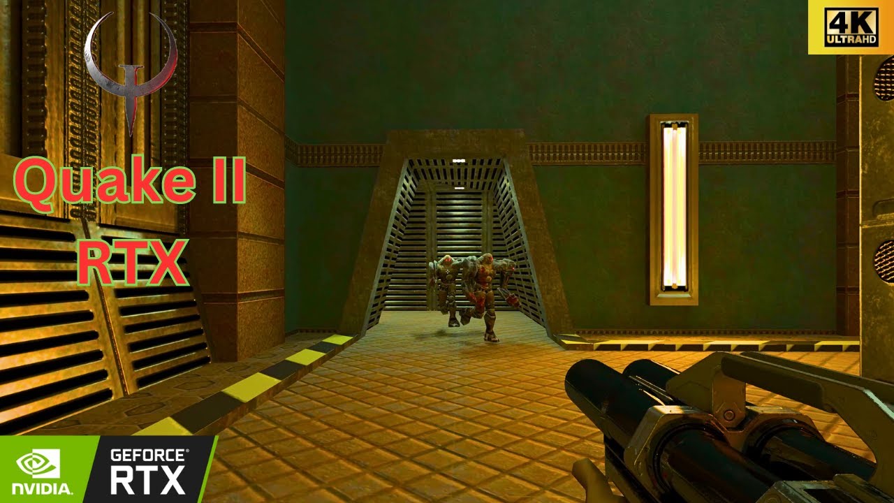 Quake 2 RTX Game play - (Almost Burn out My RTX 3080 Graphics Card!) 4K ...
