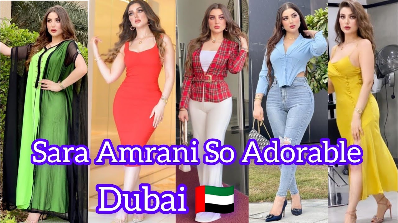 Sara Amrani So Adorable Dubai Model - YouTube