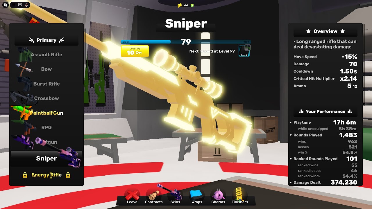 getting my first gold wrap for sniper - YouTube