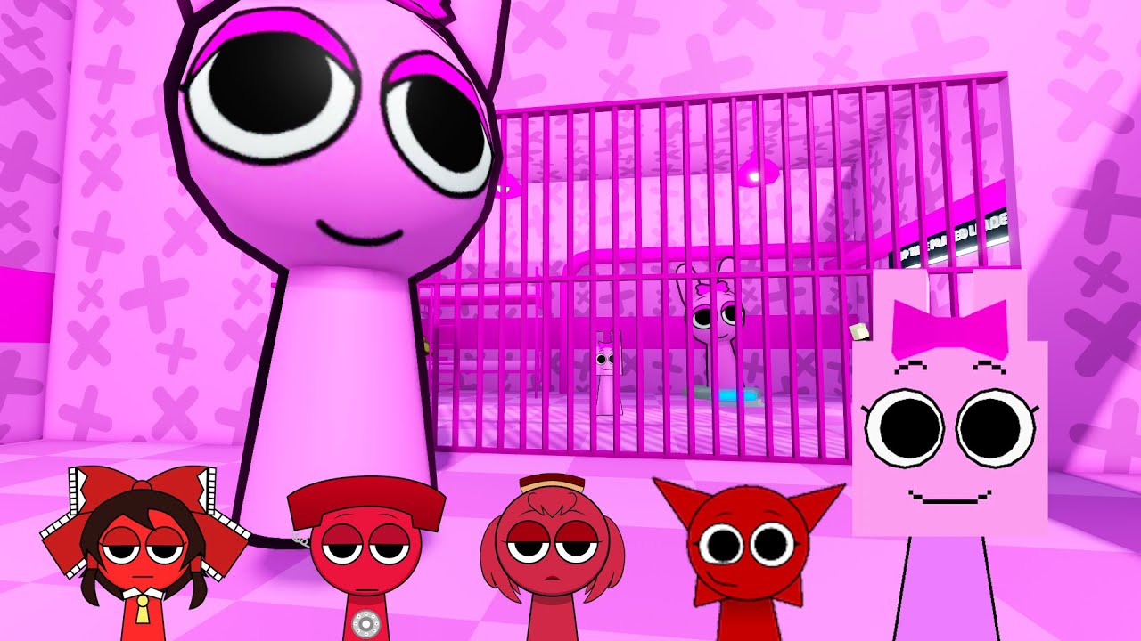 Sprunki Pinki Played Sprunki Pinki Prison Run Obby in ROBLOX ...