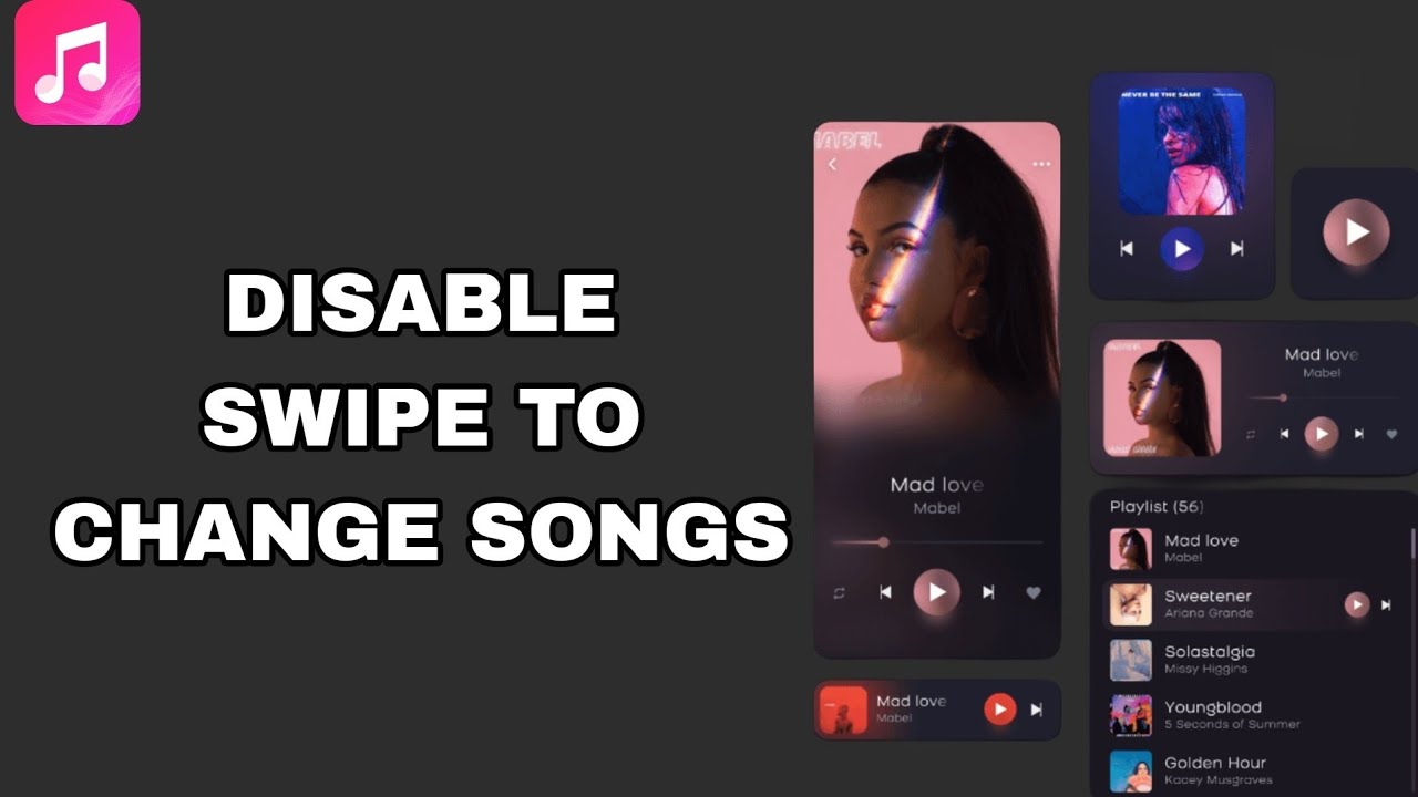 How To Disable Swipe To Change Songs On Music Player App | Step By Step ...