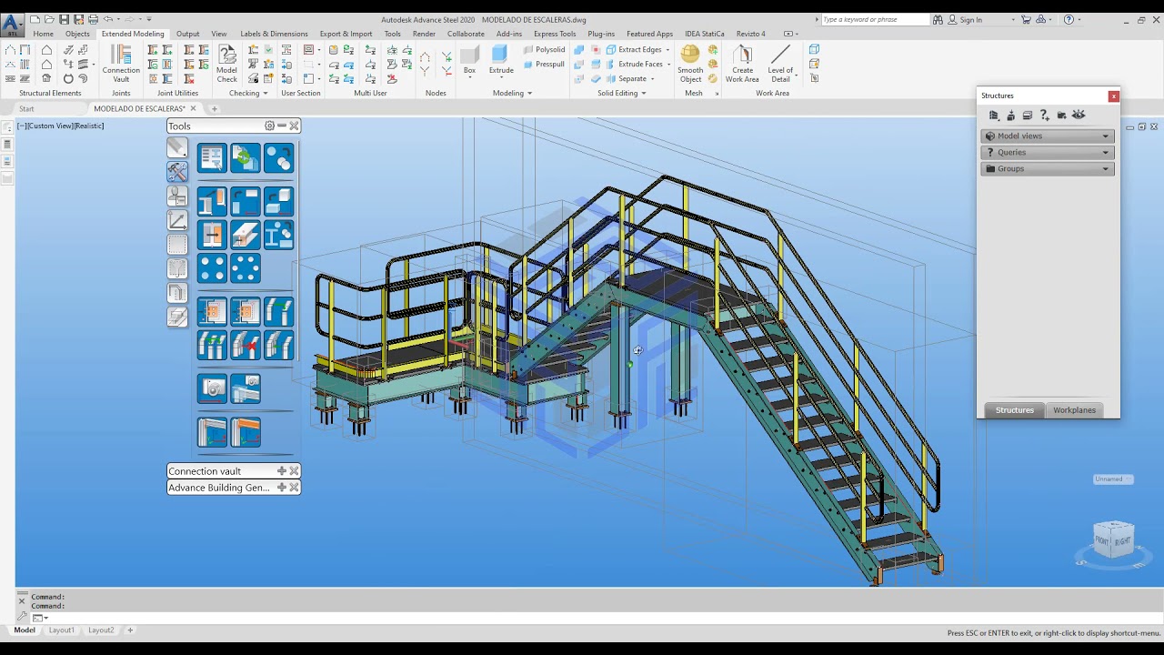 Interoperabilidad Advance Steel - Revit - YouTube