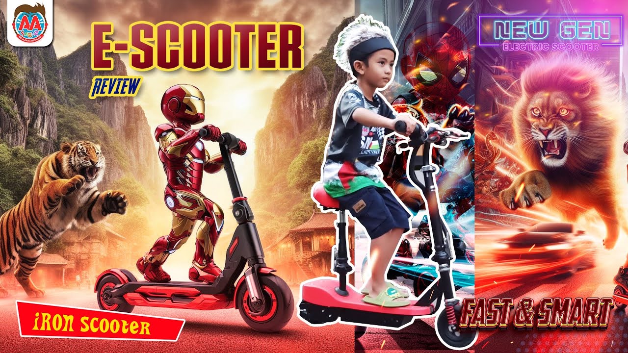 Review E-Scooter Rasa Iron Man! Skuter Listrik Lipat Paling Hits ...