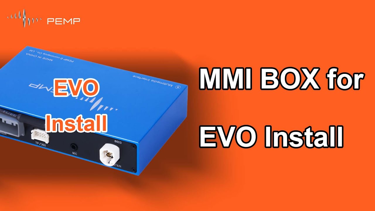 PEMP BMW EVO Carplay and Android Auto MMI BOX install - YouTube