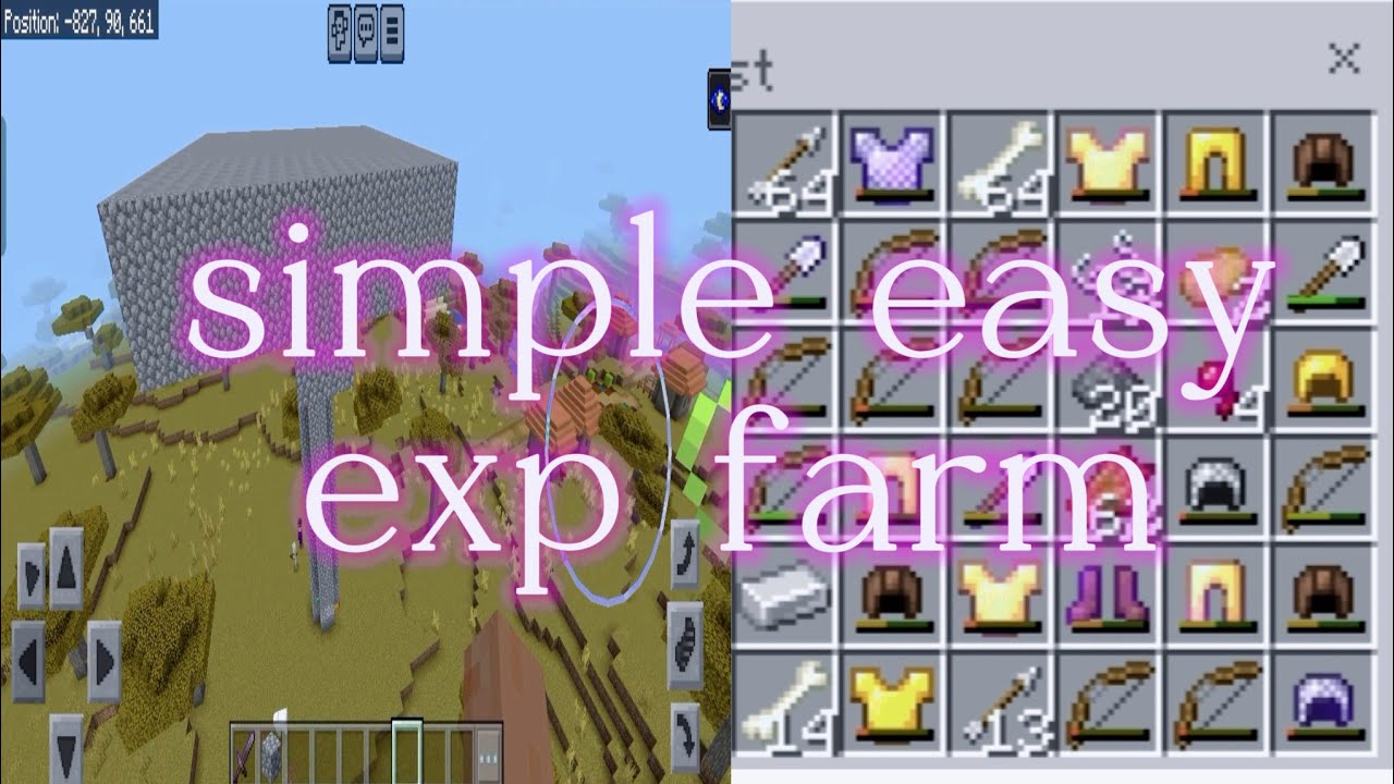 Minecraft how to make exp farm simple and easy | MINECRAFT - YouTube