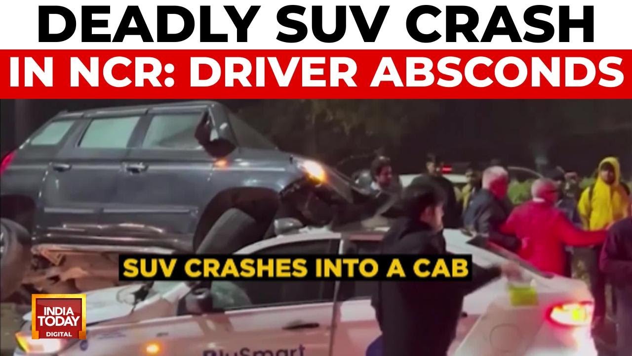 Two Dead In NCR As SUV Driver Crashes Into Oncoming Traffic, Flees ...