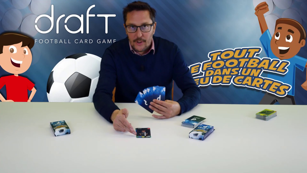 Draft football card game le tuto des règles avec Franck - YouTube