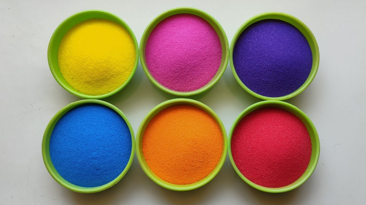 Making Easy Border Sand Art With Color Sand| Satisfying Rangoli Art ...