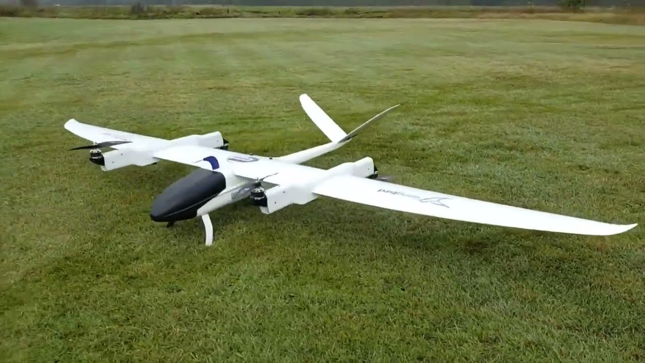 Germandrones Songbird VTOL UAV - YouTube