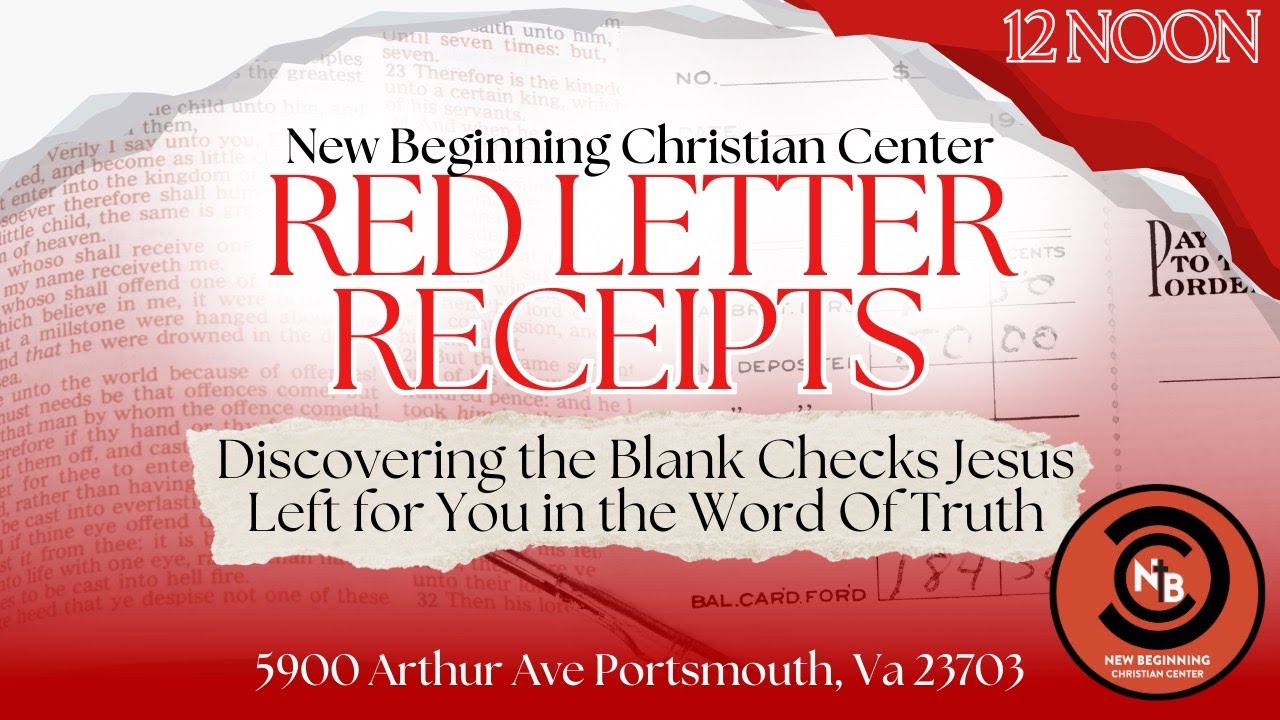 Red Letter Receipts 10.3.24 - YouTube