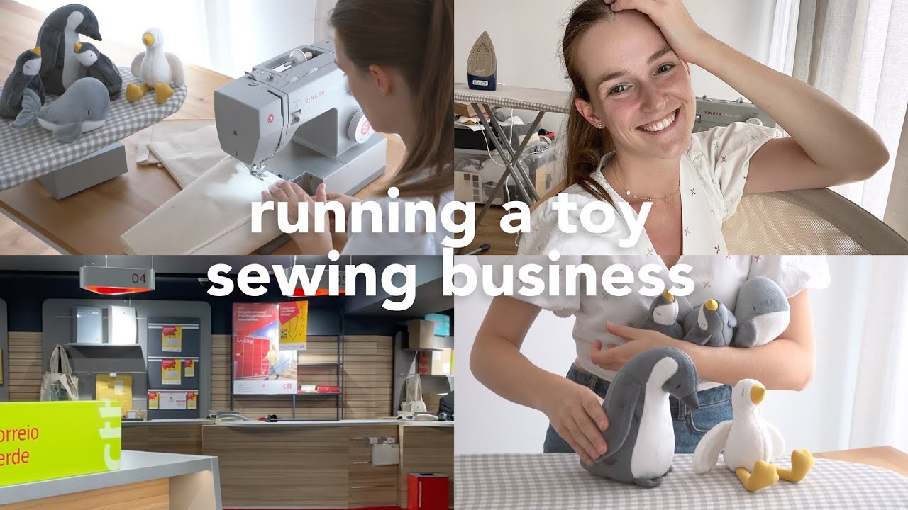 Day in the life of a toy maker: sewing, packing, shipping | small ...