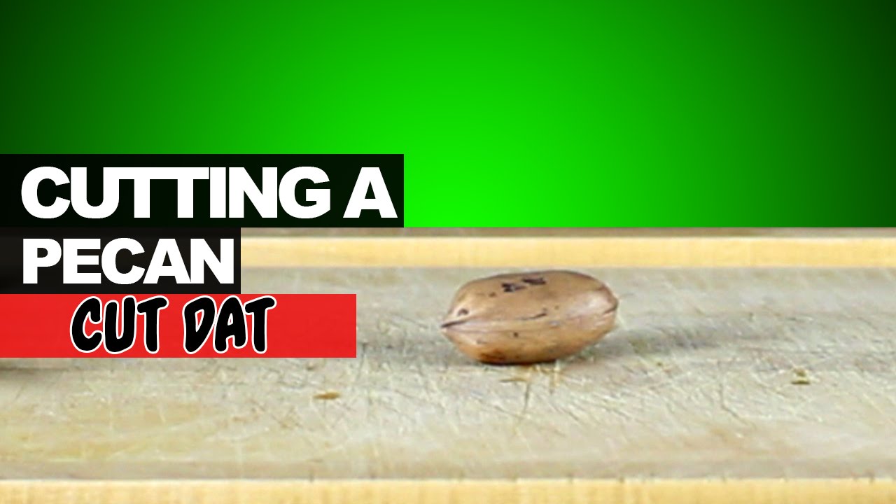 Cutting a Pecan - YouTube