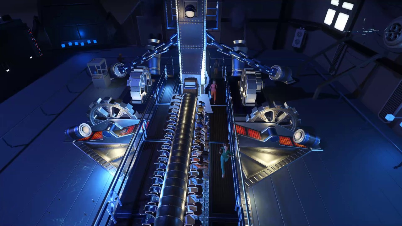 Planet Coaster Gears of Fear ride skin - YouTube