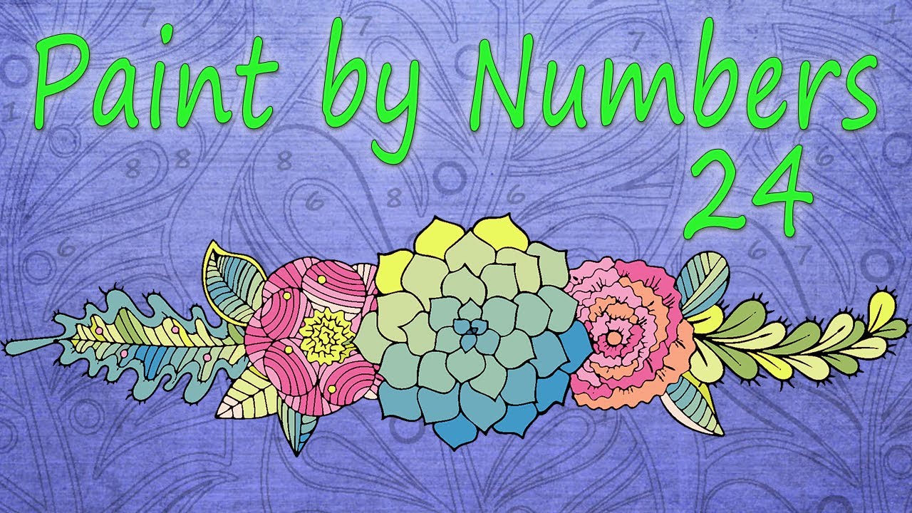 Paint by Numbers 24 - YouTube