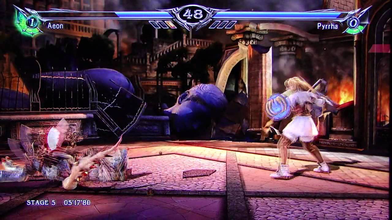 Soul Calibur V Arcade Mode - Aeon (Lizardman) pt2 - YouTube