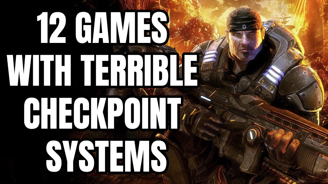 12 Games Made Harder With TERRIBLE Save/Checkpoint Systems - YouTube