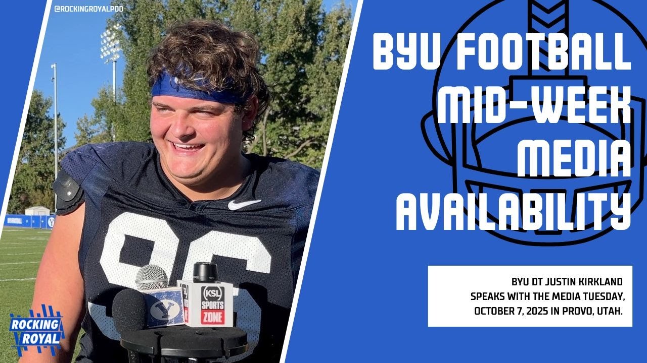 Mid-Week Media Availability | BYU vs. Arizona | DT Justin Kirkland ...