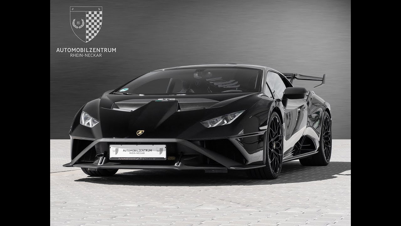 Lamborghini Huracán STO Full Black/Liftsystem/Sport Seats - YouTube