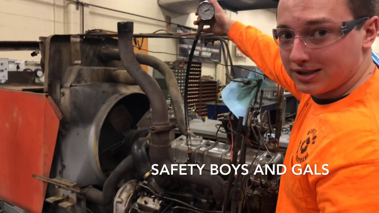 Compression test on diesel tractor how to - YouTube