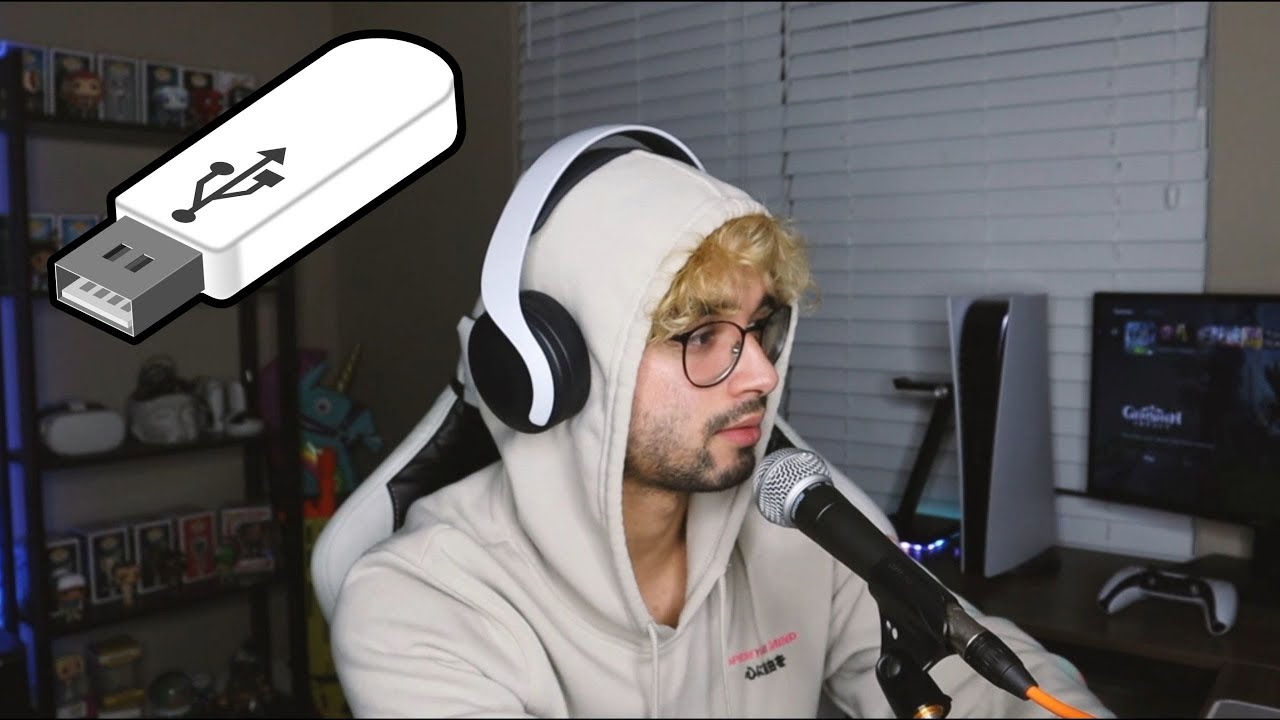 How to put PS5 clips on a USB - YouTube