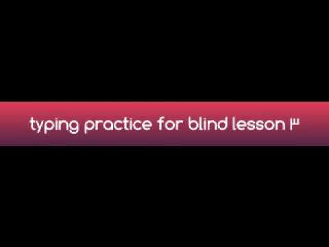 typing practice for blind lesson 3 with spelling for more information ...