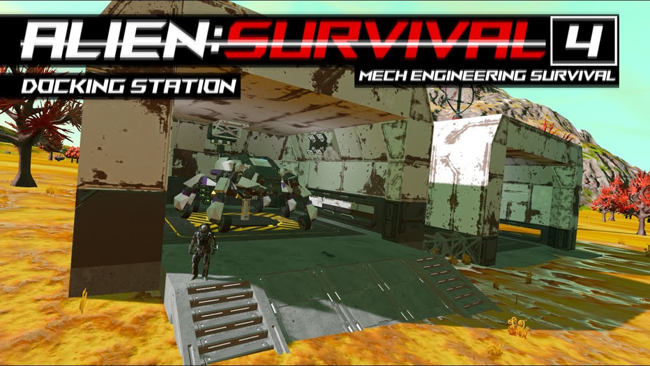 👾 Docking Station 👾 | Alien:Survival [Ep.04] | Space Engineers Mech ...