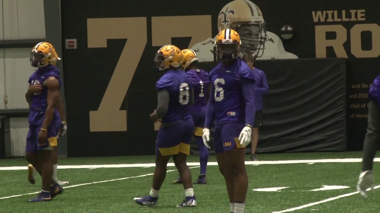 Practice Highlights from LSU and Clemson ahead of National Championship ...