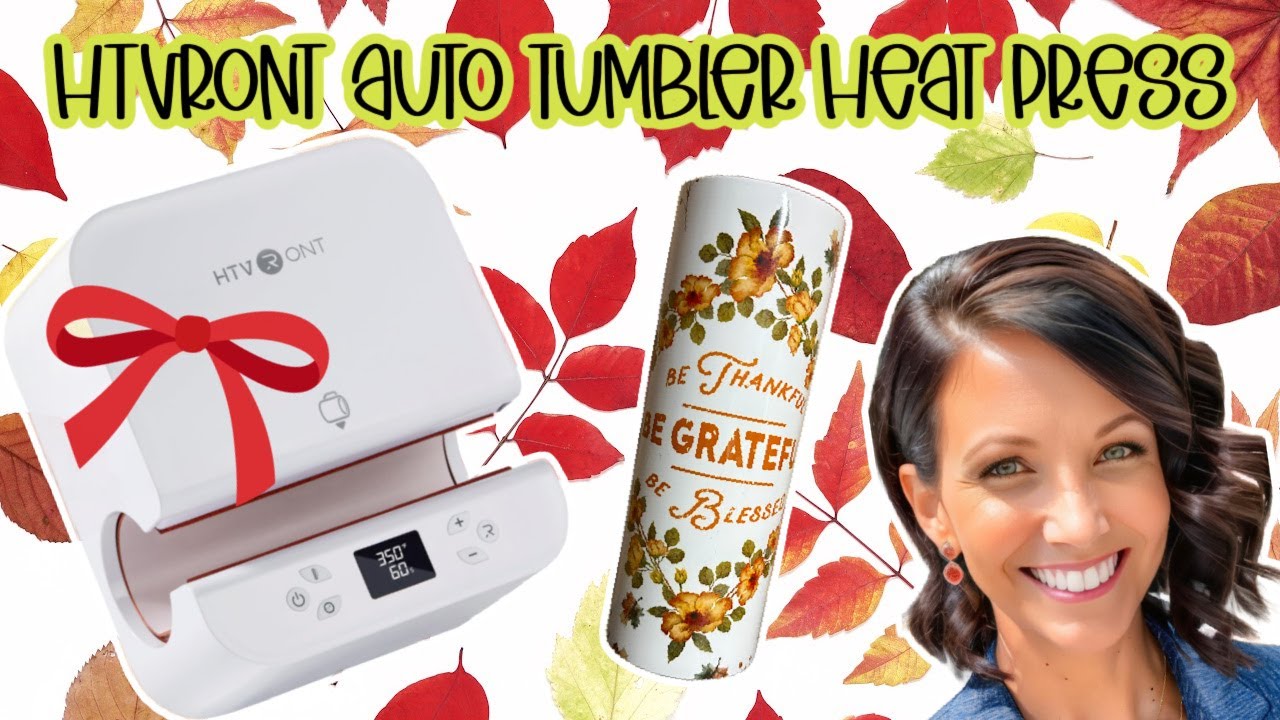 How To Sublimate A Tumbler With The New HTVRONT Auto Tumbler Heat Press How To Sublimate A Tumbler With The New HTVRONT Auto Tumbler Heat Press
