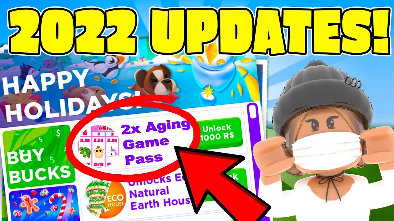 BRAND NEW ADOPT ME UPDATES! *NEW* 5x AGING GAMEPASS + Future 2022 ...
