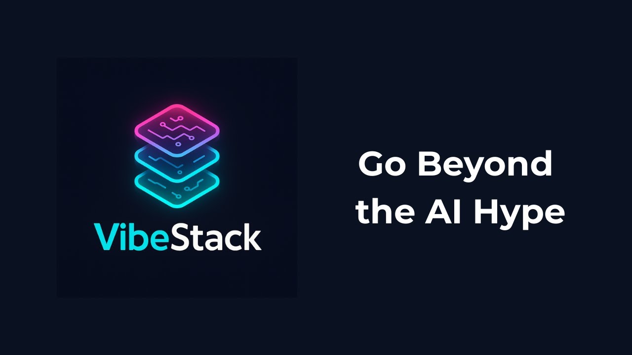 Launching VibeStack: Your AI learning community & content platform - YouTube