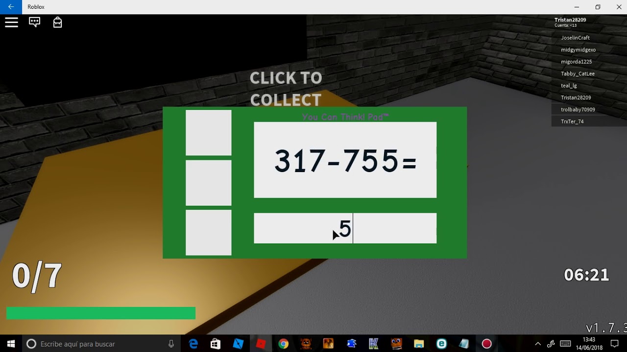 gameplay de baldi s basic en roblox - YouTube