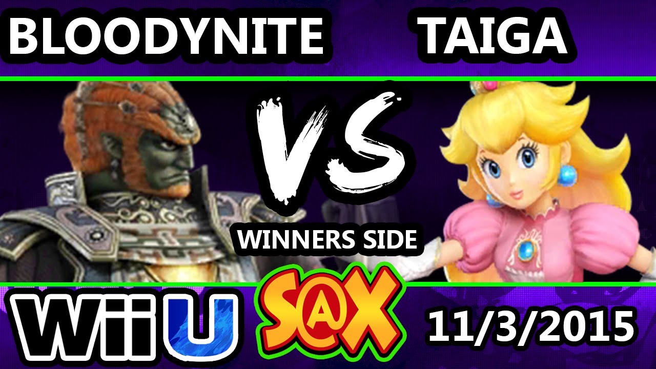 S@X 122 - Bloodynite (Gannondorf) Vs. Taiga (Peach) SSB4 Tournament ...