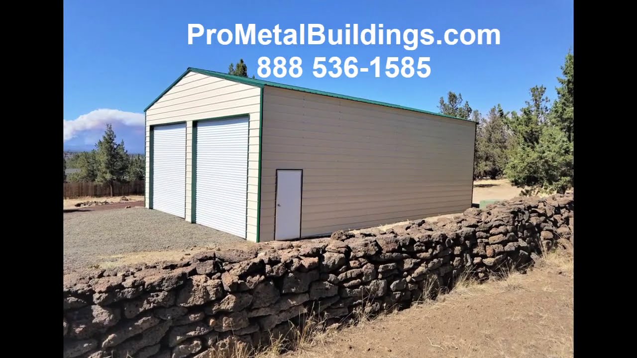 30x40x14 Garage Installation from Start to Finish, Built On-Site! - YouTube