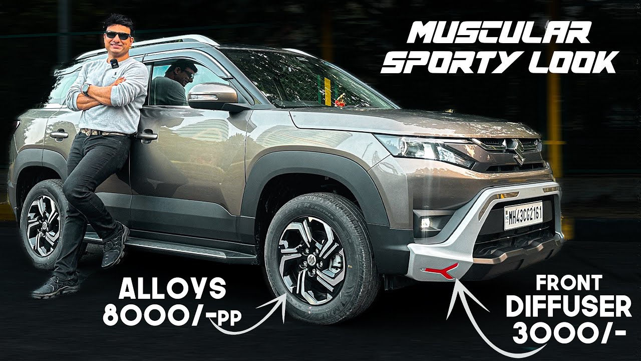 Maruti BREZZA LXI Modified | Brezza Sports | Interior, Alloys, Diffuser ...